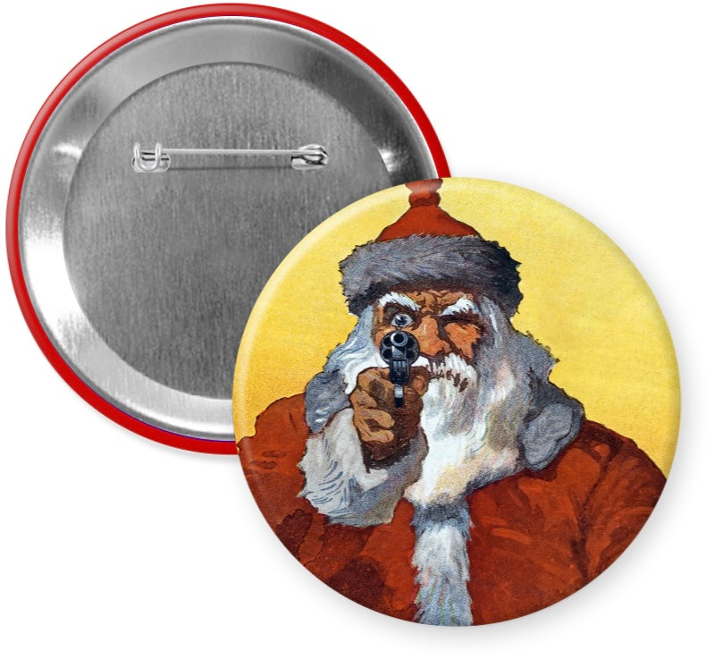 Bad Santa Button – OButtonz