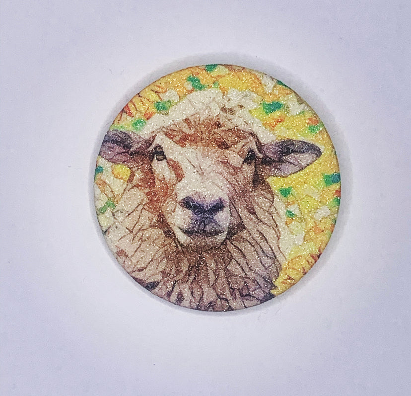 1/2 Sheep 1/2 Goat Button – OButtonz